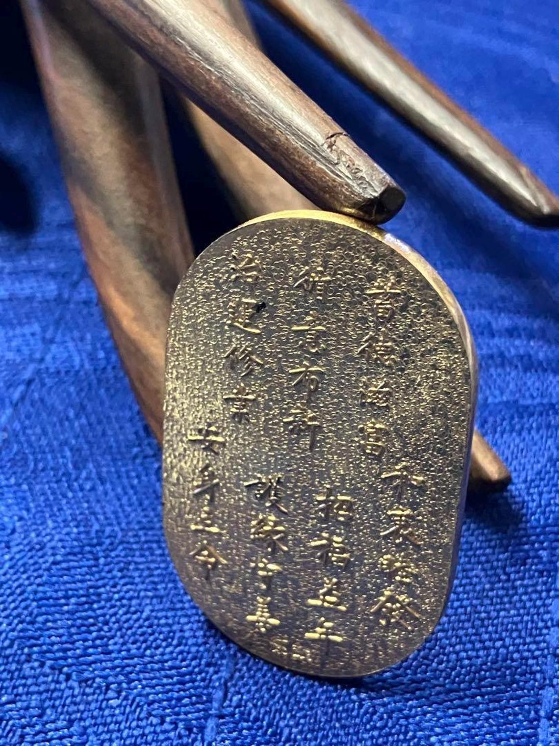 Seven Lucky Gods Amulet Ebisu Gold-plated Talisman for Business Success ...