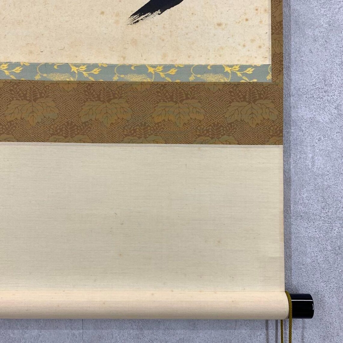 Zen Calligraphy Scroll "muji (no Concern)" by Fukumoto Sekio – Antique ...
