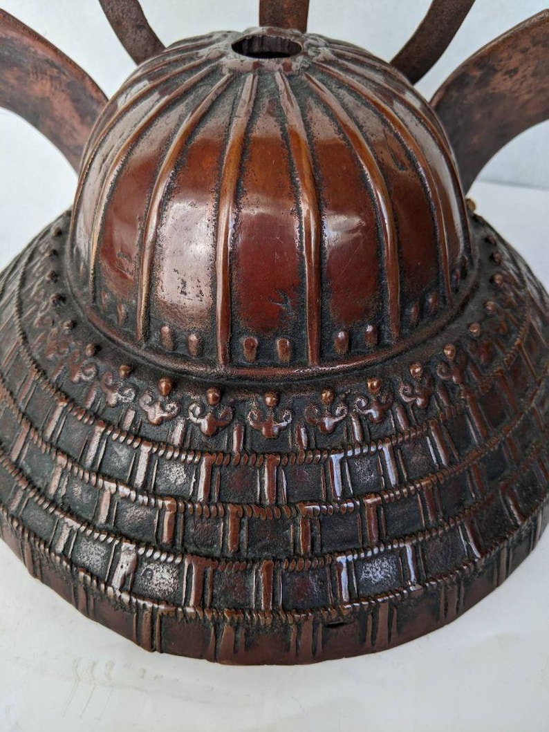 Japanese Iron Samurai Kabuto Helmet Ornament – Traditional Yoroi ...