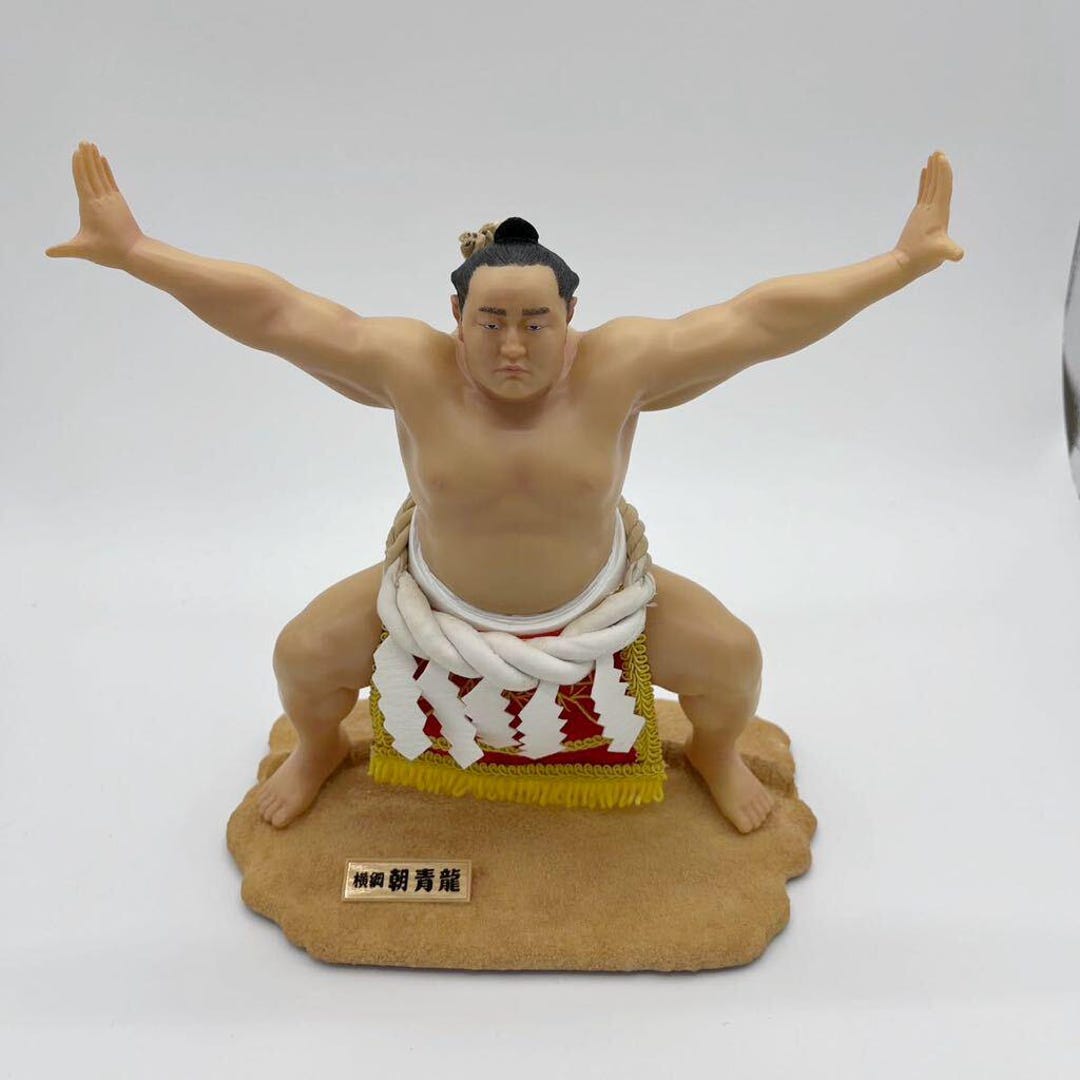 Yokozuna Asashoryu Sumo Wrestler Figure - Collectible With Base Plate ...