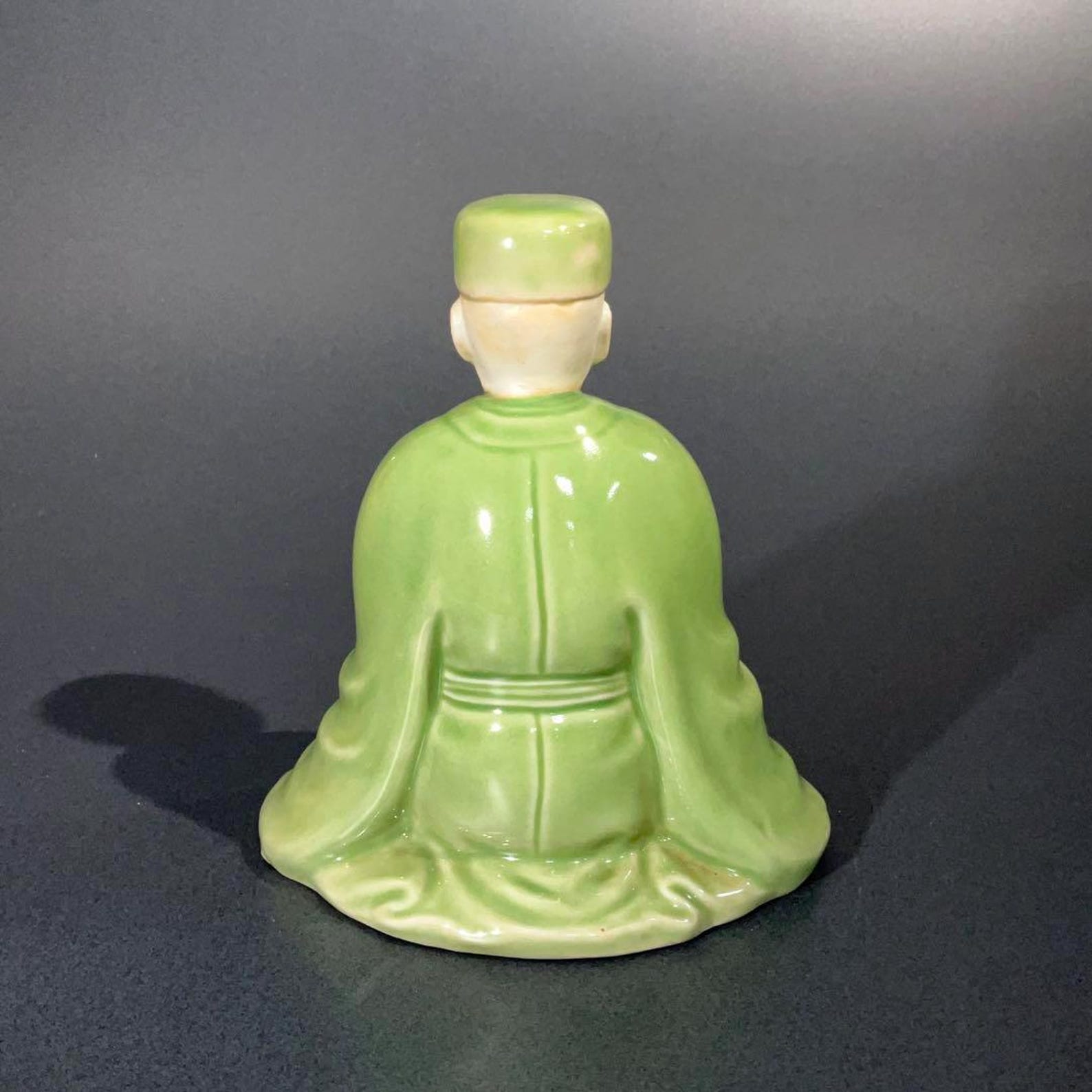 Vintage Celadon Statue of Sen No Rikyū – Japanese Tea Ceremony Icon ...