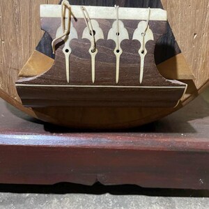 Antique Chikuzen Biwa With Rosewood & Boxwood, Four-string Japanese ...