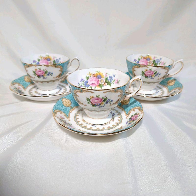 Royal Albert Tea Set - Etsy