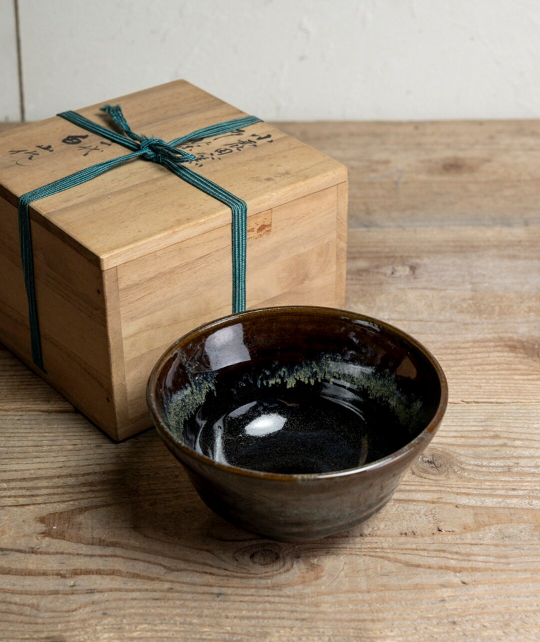 Antique Onta Ware Tea Bowl by Second Generation Hakusan - 20th Century ...