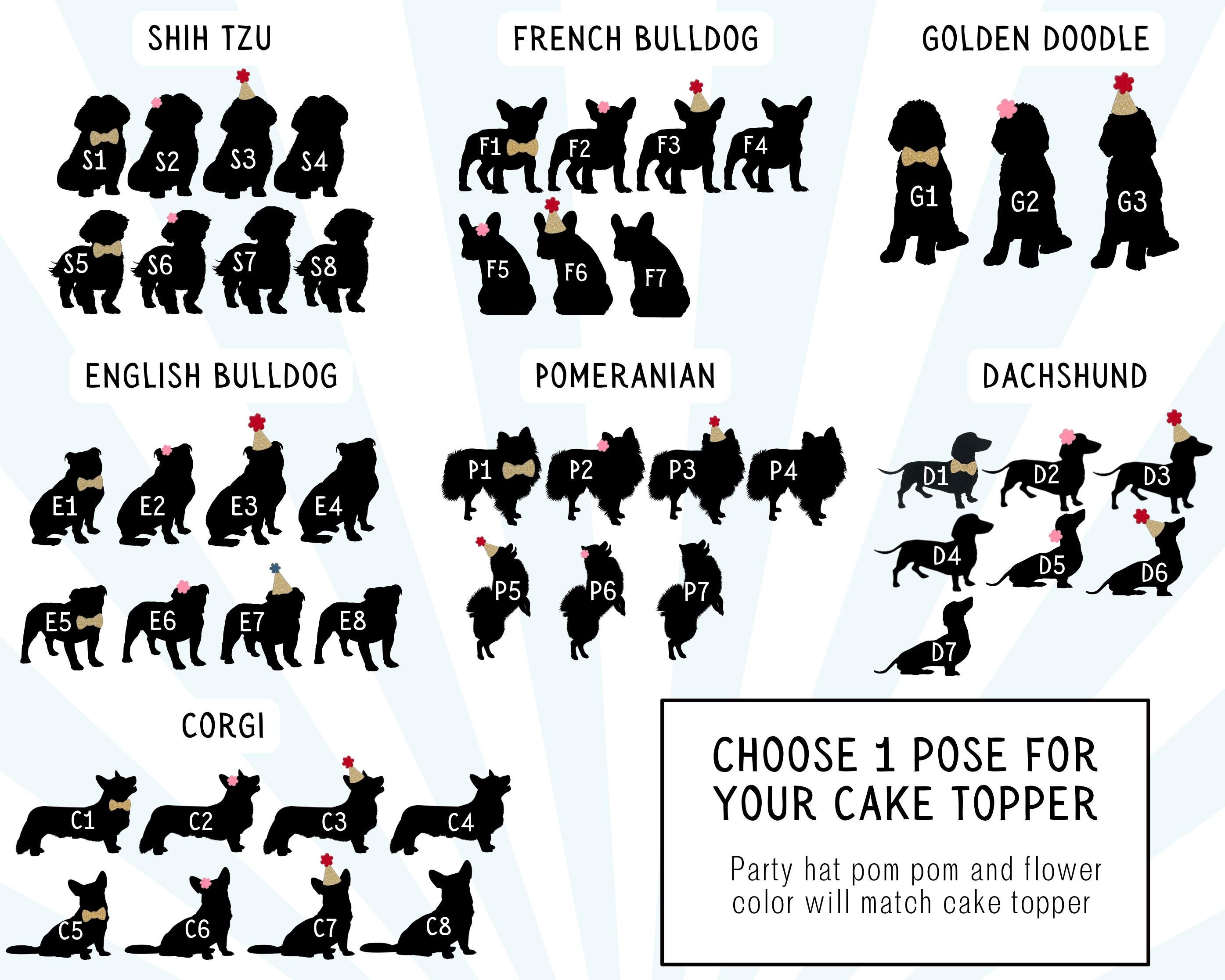 Personalized Dog Birthday Cake Topper, Great for Barkday Celebrations ...