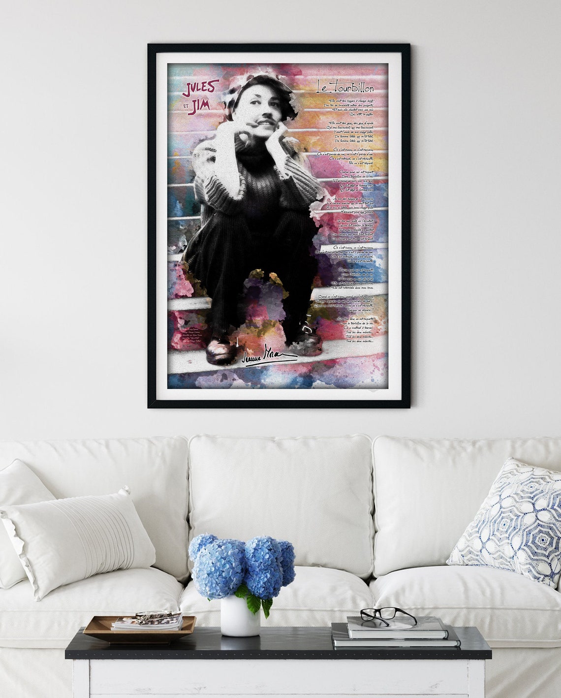 JEANNE MOREAU Poster le Tourbillon Music Poster Song Singer Singer ...