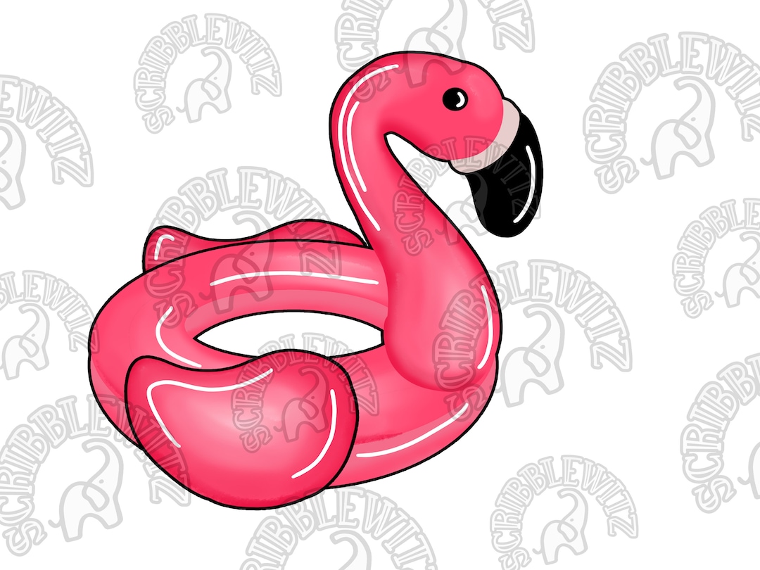 Flamingo Pool Float Sublimation PNG Pool Days Clipart Summer Design ...