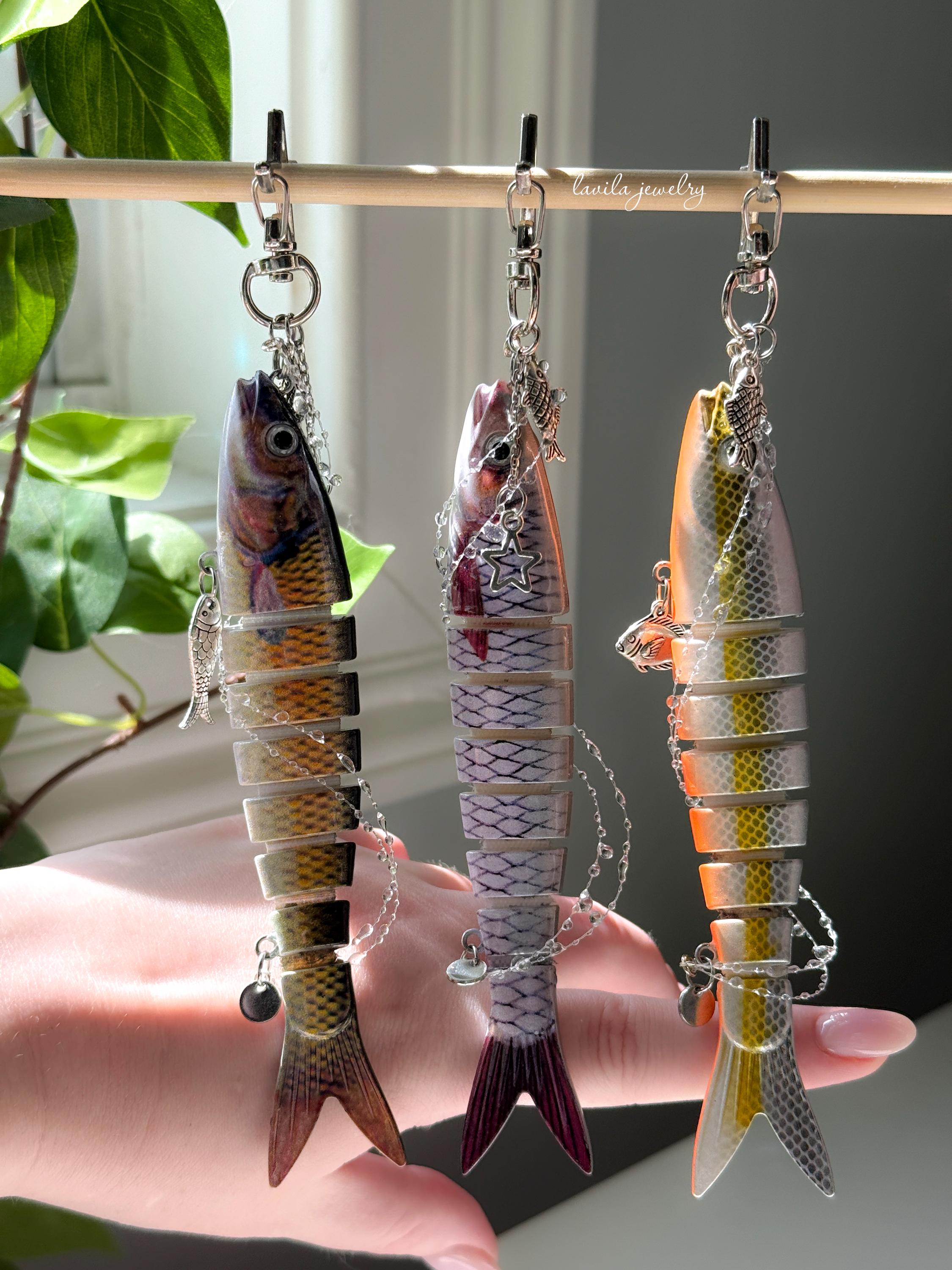 Fish Charms in a Water Whirl – Keychains Collection - Etsy