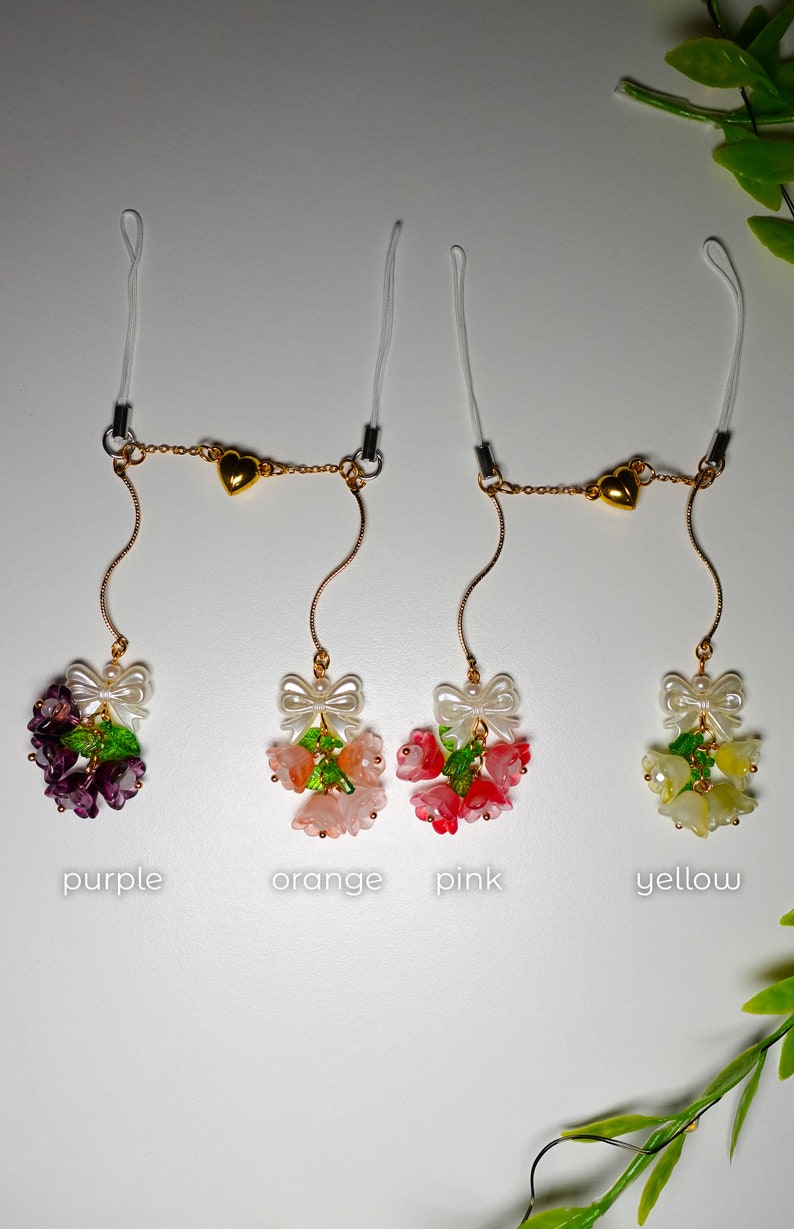 Pair up Any Colors Handmade Matching Phone Charms - Etsy
