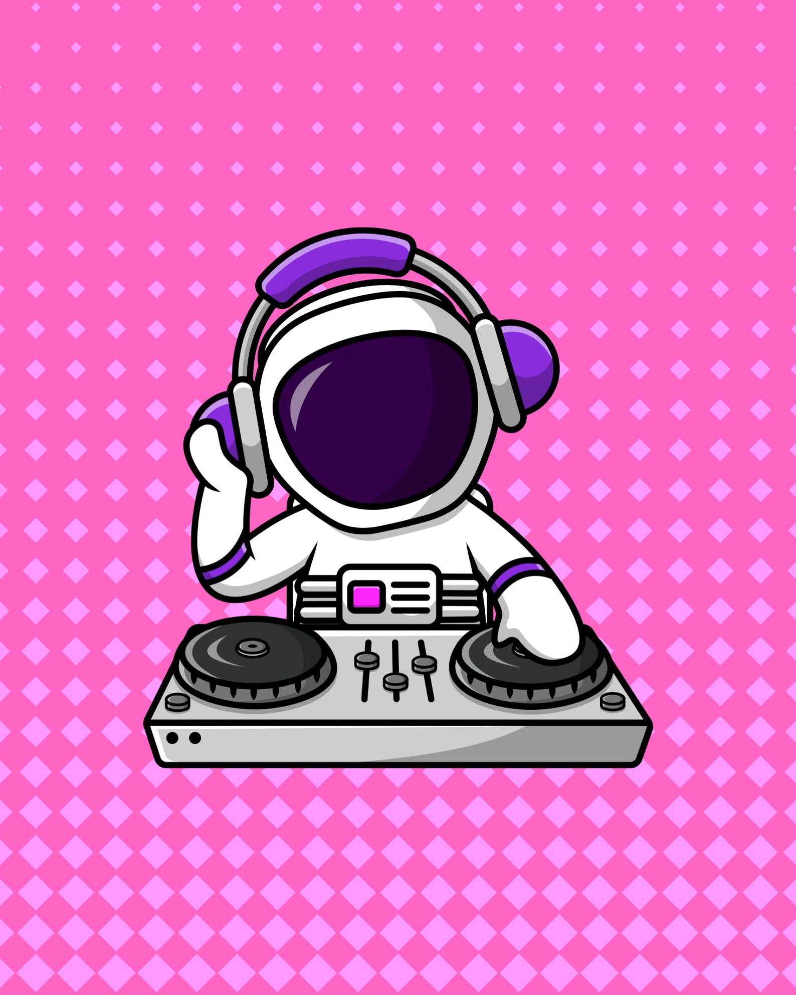 Space DJ Kids Wall Art Printable PNG Digital Download , Space Jam - Etsy