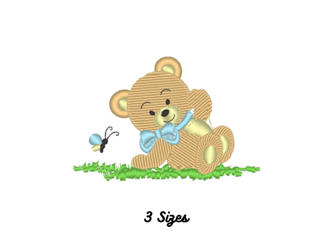 Teddy Embroidery Designs - Baby Embroidery Design - Teddy Machine ...