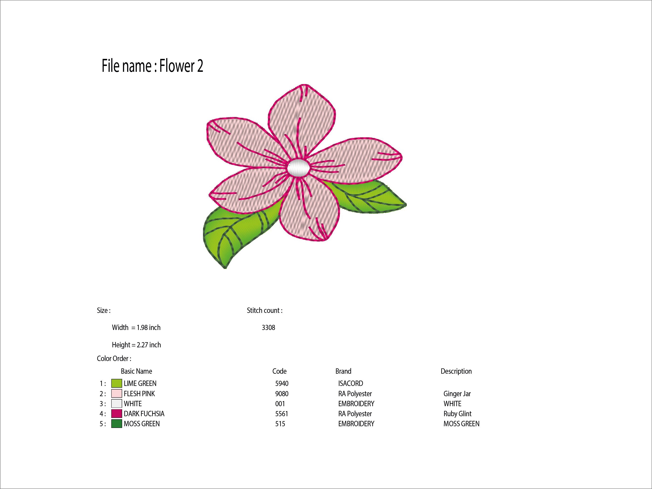 12 Flowers Machine Embroidery Designs Flowers Bundle Pattern - Etsy