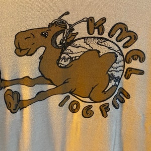 70s Vintage KMEL (camel 106) SF Radio Station Promo Shirt (record ...