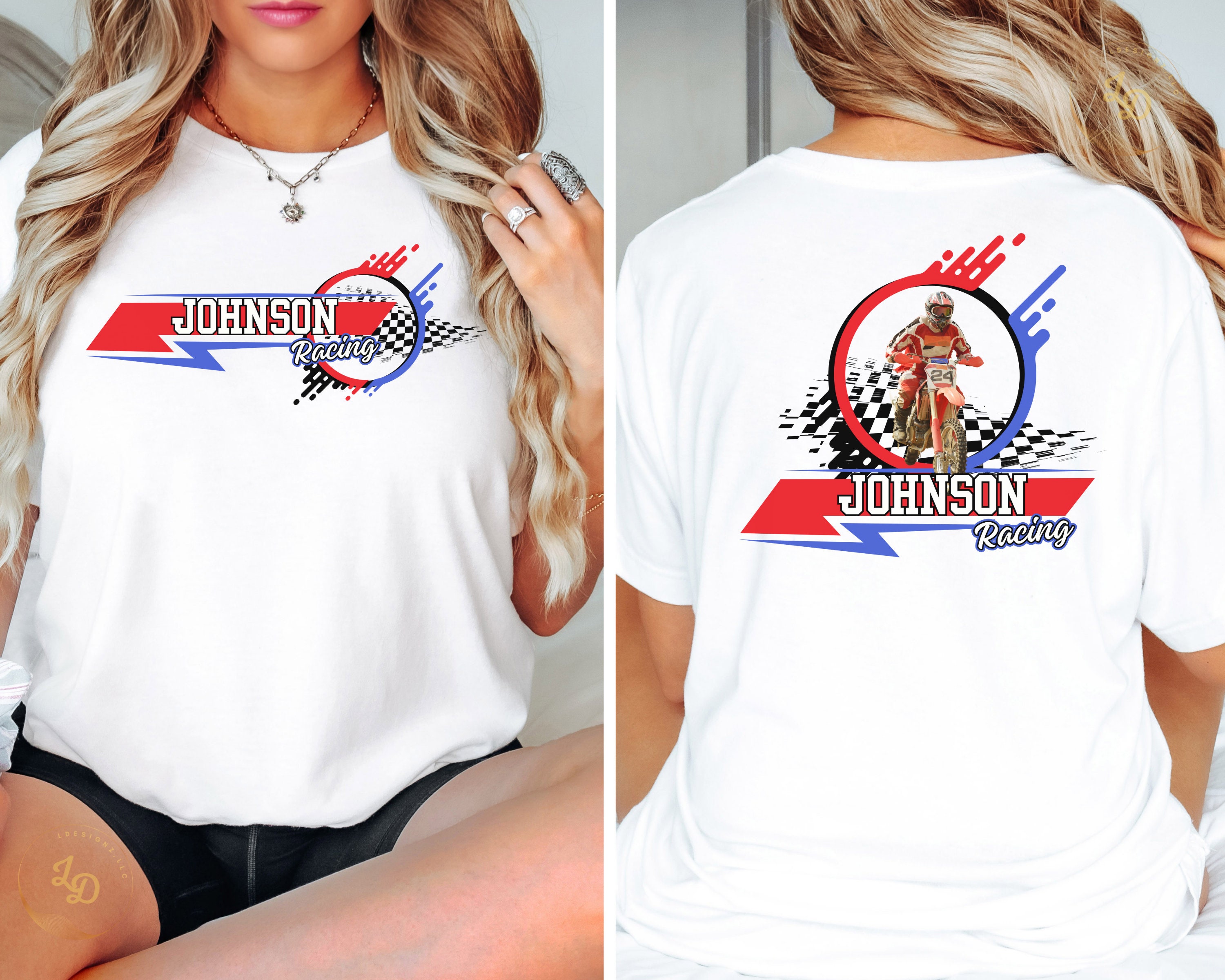 Personalized Race Team Shirts, Custom Racing Shirt, Pit Crew Shirt, Dirt Track Shirt, Racer ...