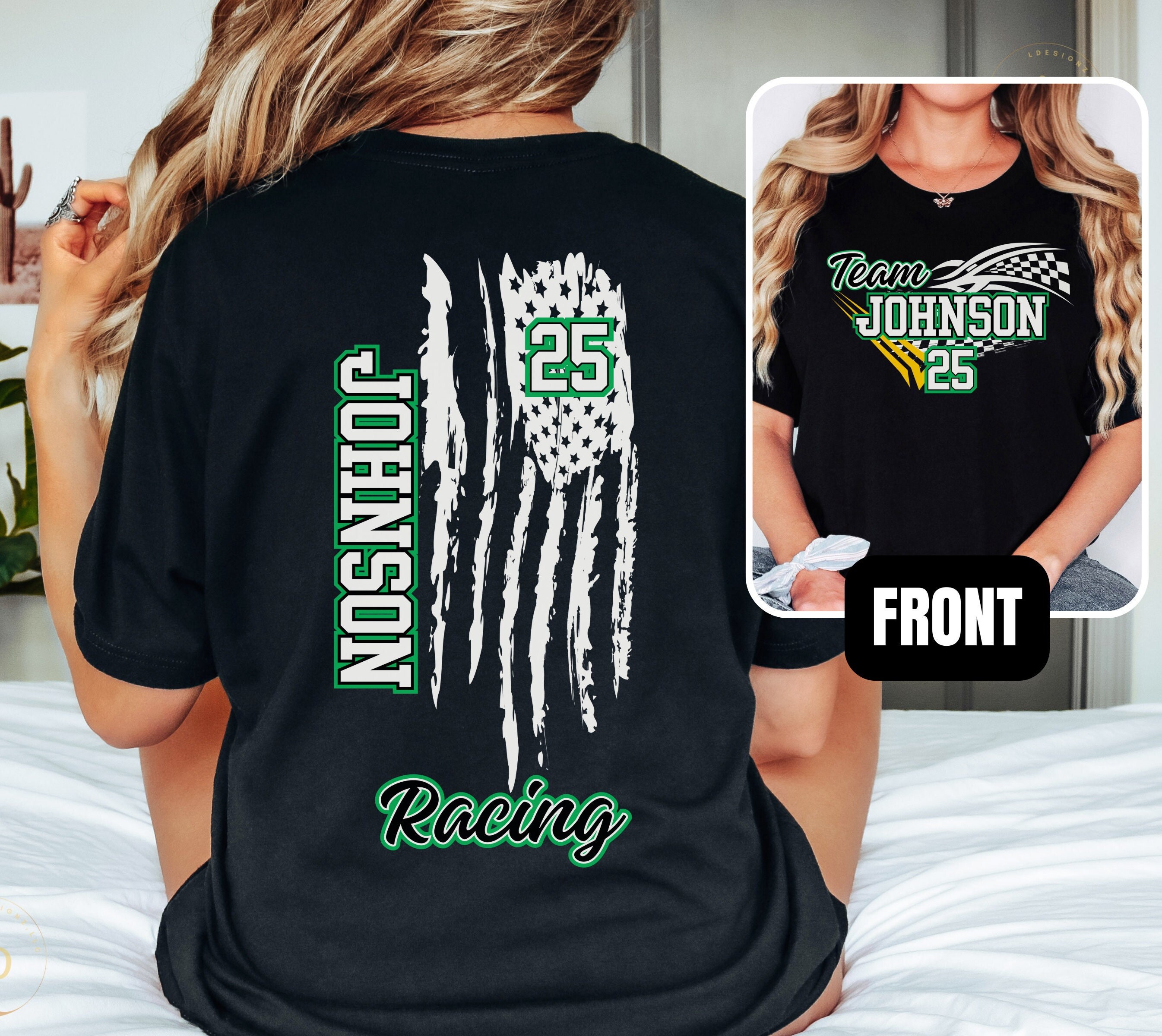 Custom Racing Shirt, Personalized Race Team Shirts, Pit Crew Shirt ...