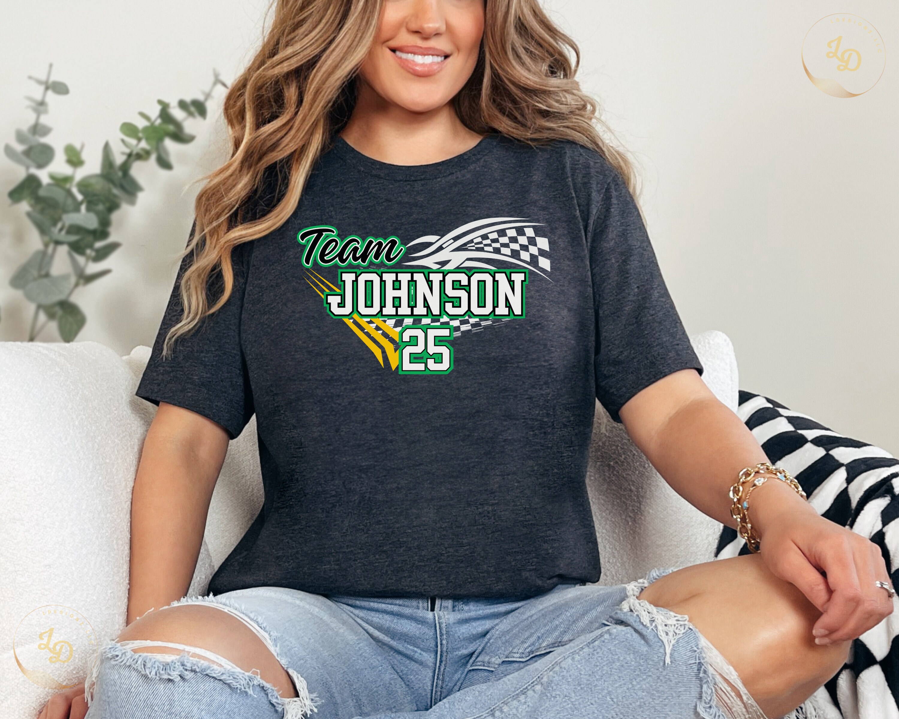 Custom Racing Shirt, Personalized Race Team Shirts, Pit Crew Shirt ...