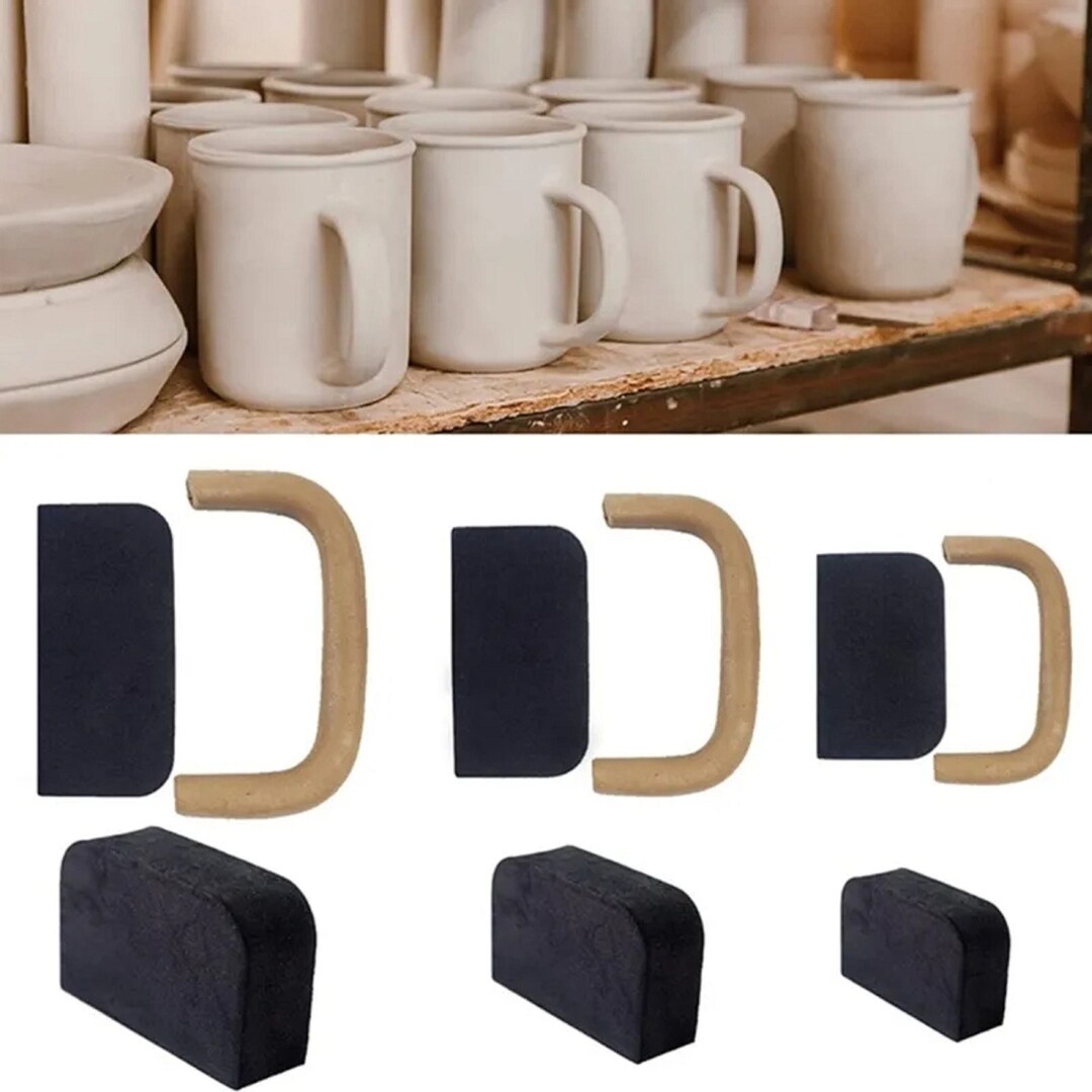 24 Pcs Mug Handle Molds for Clay,mug Handle Making Tool for Pottery ...