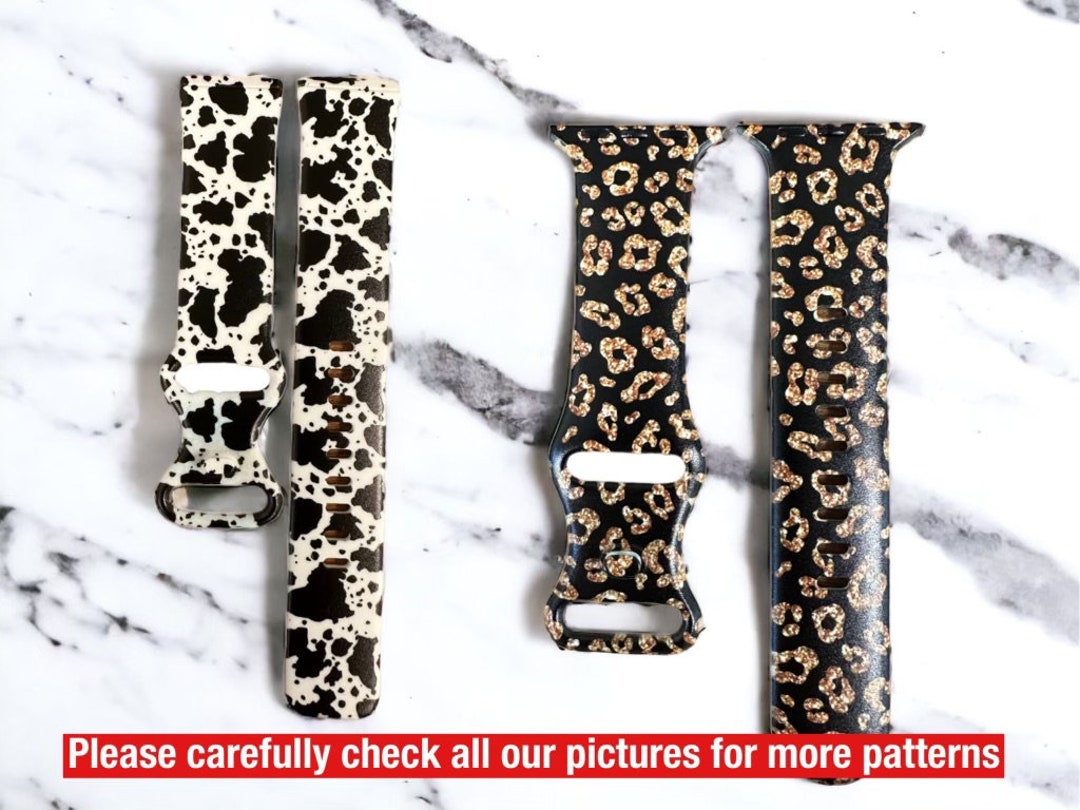 Cow Watch Band|38/40mm Cow Print Watch Band|45mm Cow Watch Band|gift ...