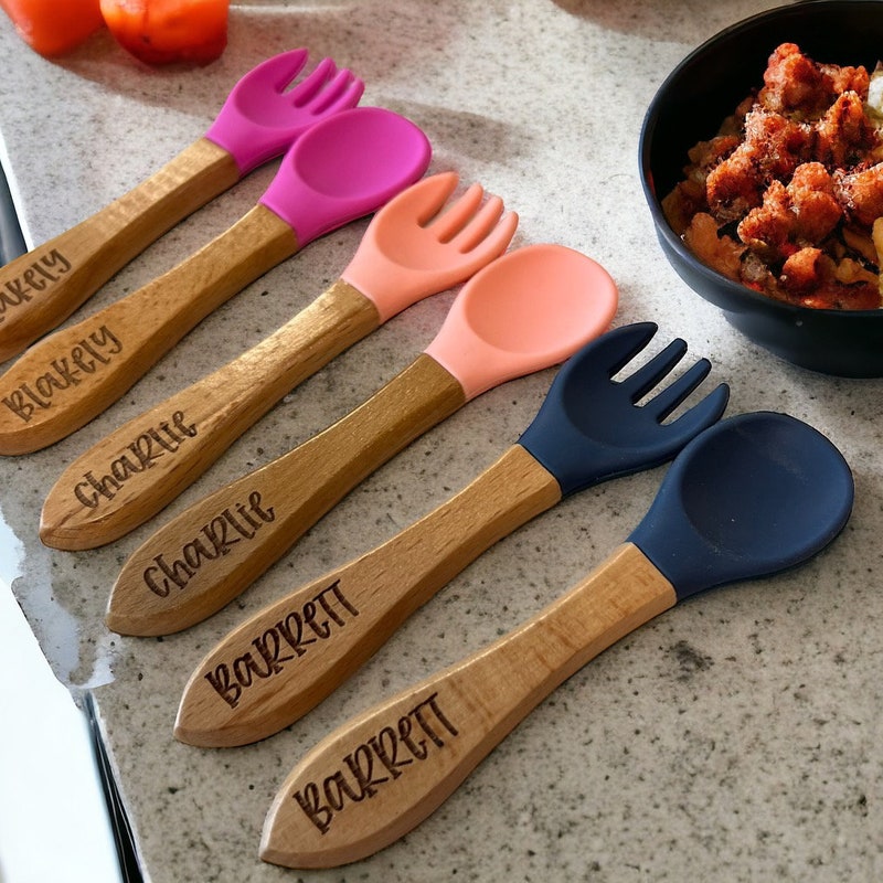 Spoon Set Kids Fork - Etsy
