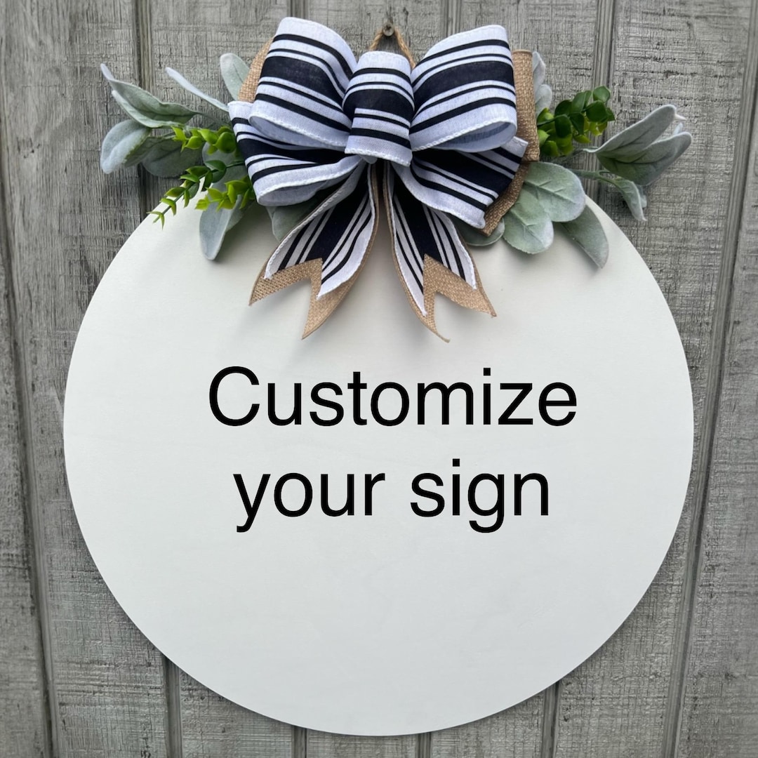 Custom Front Door Sign| Sign Made to Order|personalized Sign|customized ...