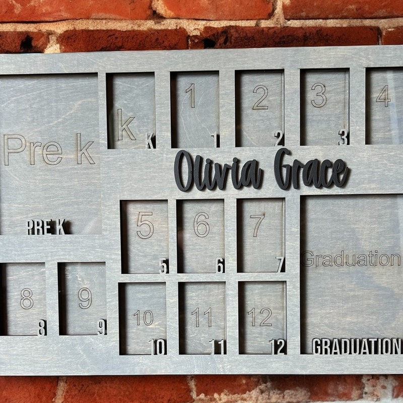 School Photo Frame - Etsy