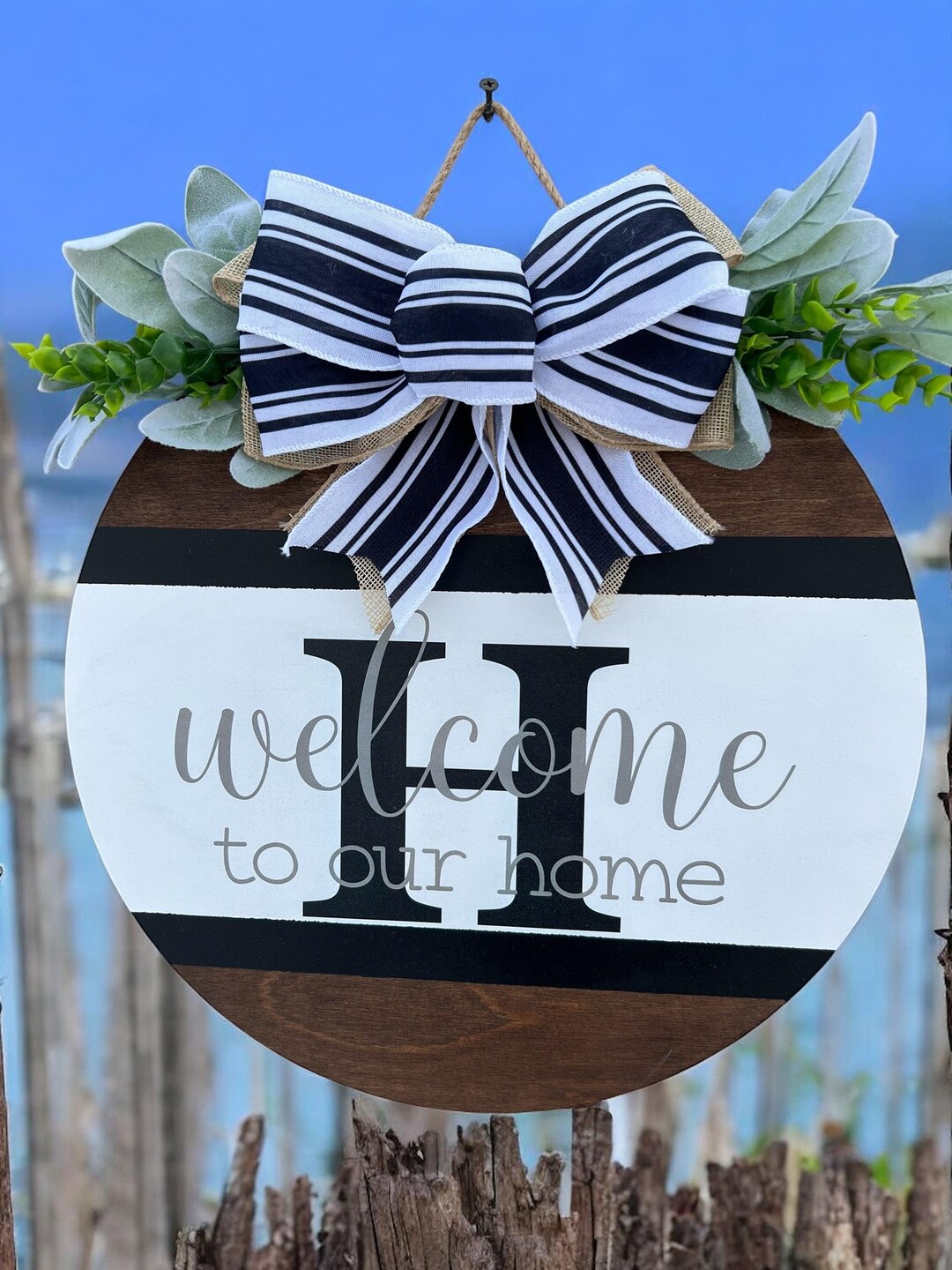 Welcome Front Door Sign|last Name Front Door Sign|last Name Sign for ...