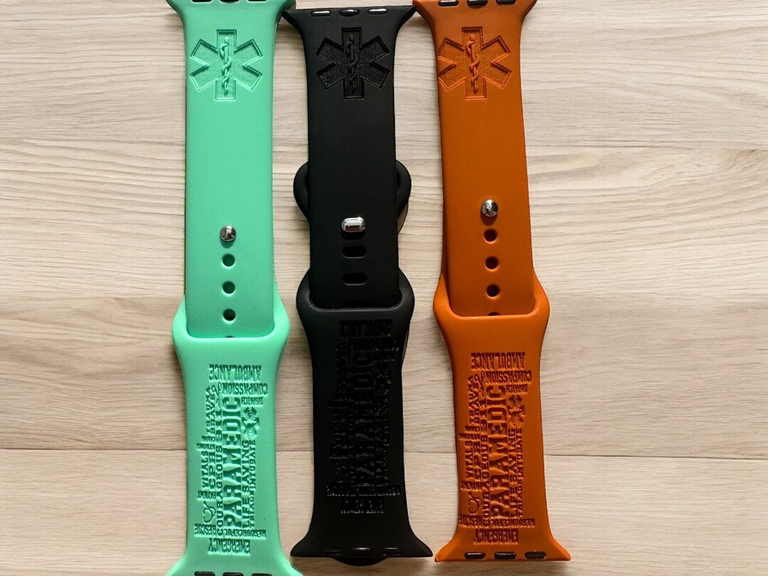 EMT Watch Band| New Watch Band| First Responder| Firefighter Watch Band ...