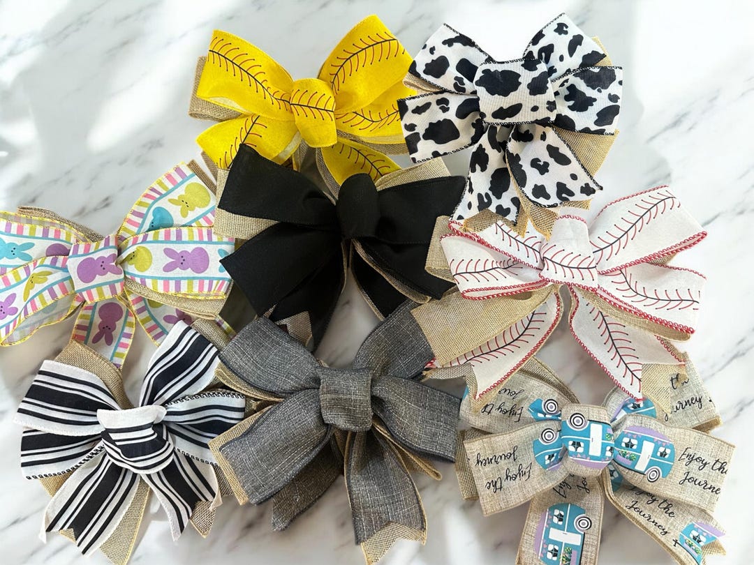 Bow|diy Sign|bow for DIY Sign|sign Bows|pre Made Bows| Bows for Front ...