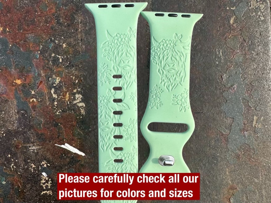 Highland Cow Watch Band|cow Engraved Watch Band|cow Lover|gift for Cow ...