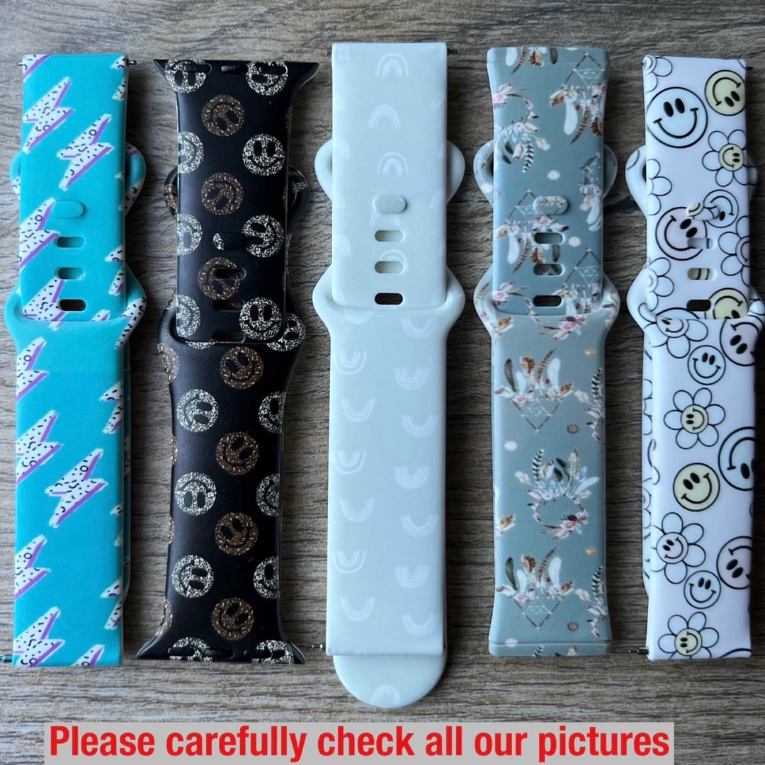 Retro Smart Watch Band|lightning Bolt Watch Band|groovy Smart Watch ...