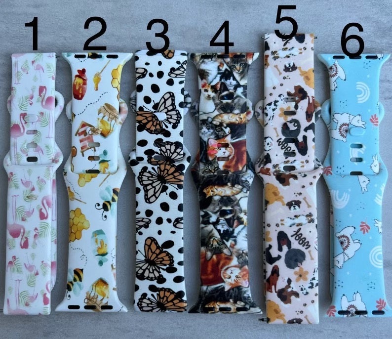 Flamingo Watch Bandhoney Bee Watch Bandbutterfly Smart Watch - Etsy