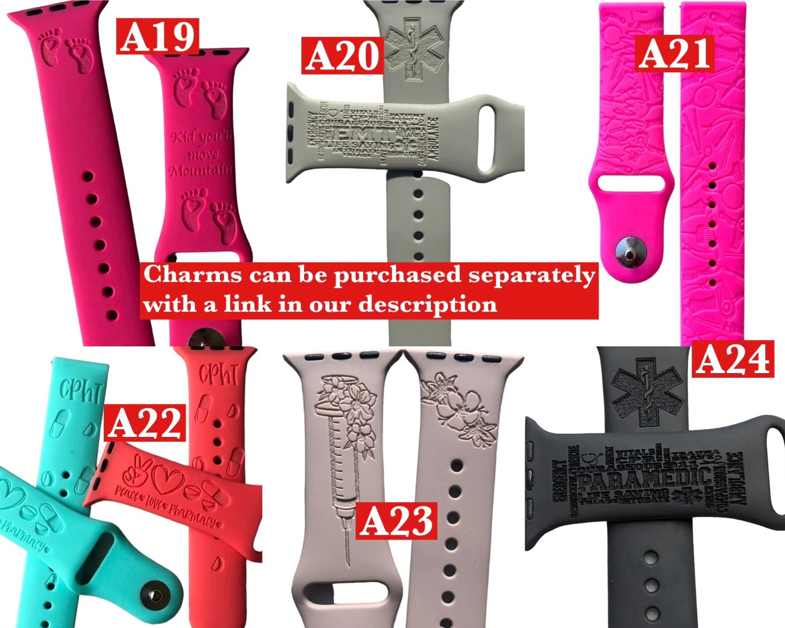 Nurse Watch Band|gift for Nurse| Shot Engraved Watch Band| Nursing ...