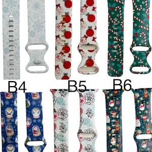 Candy Canes Watch Band|snowman Watch Band|christmas Smart Watch Band ...