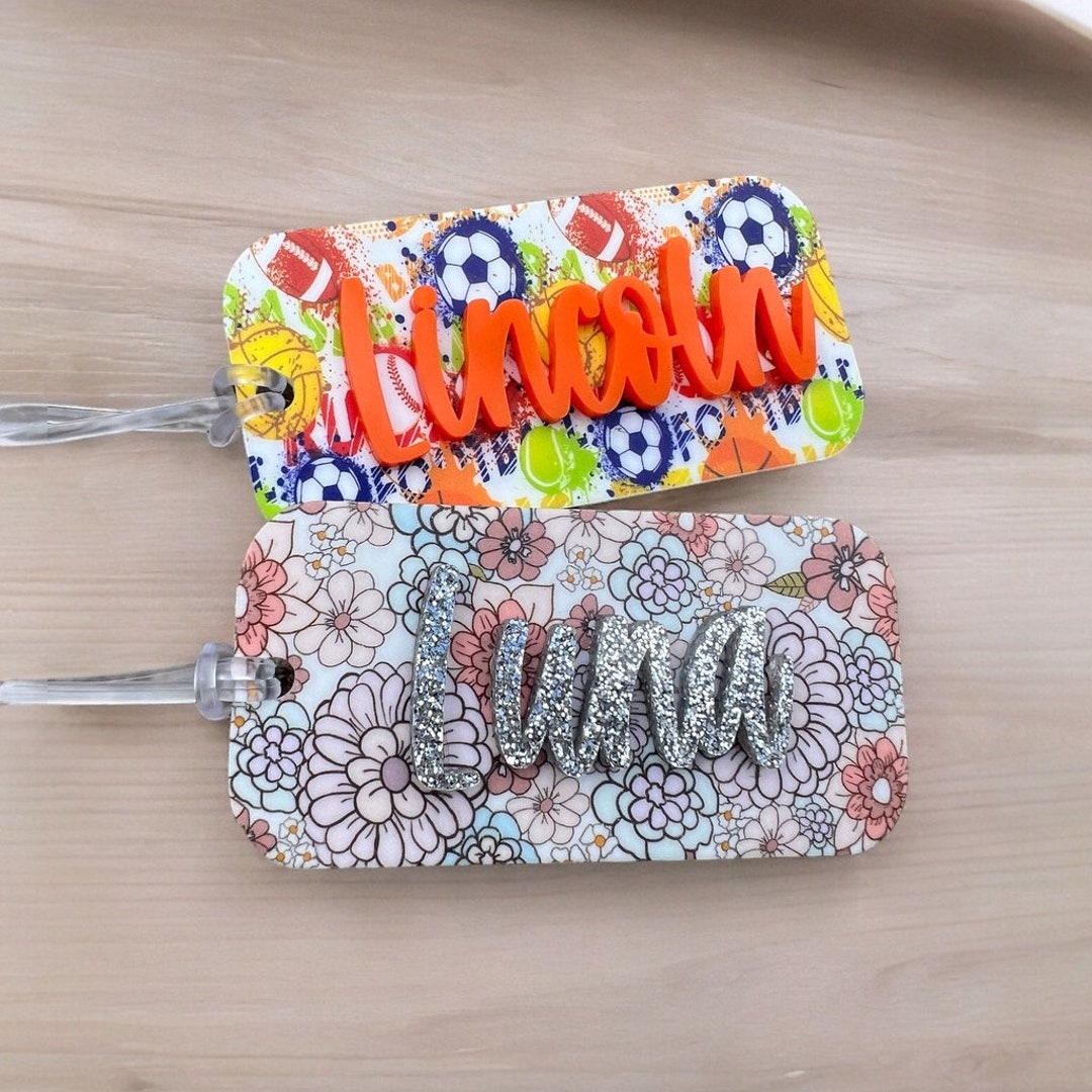 Backpack Tag|kids Backpack Tag|kids Luggage Tag|kids Bag Tag|diaper Bag ...