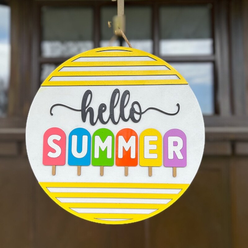Summer Door Sign - Etsy