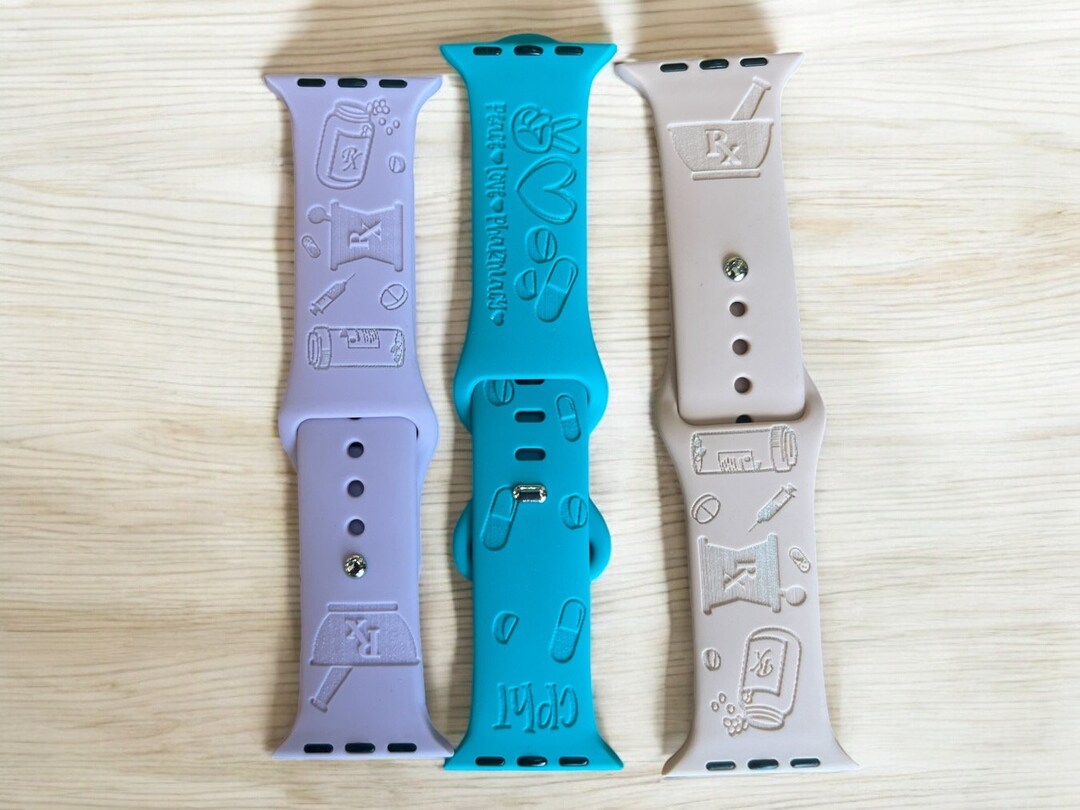 Pharmacist Engraved Watch Band|pharmacist Watch Band|pharmacy Tech ...