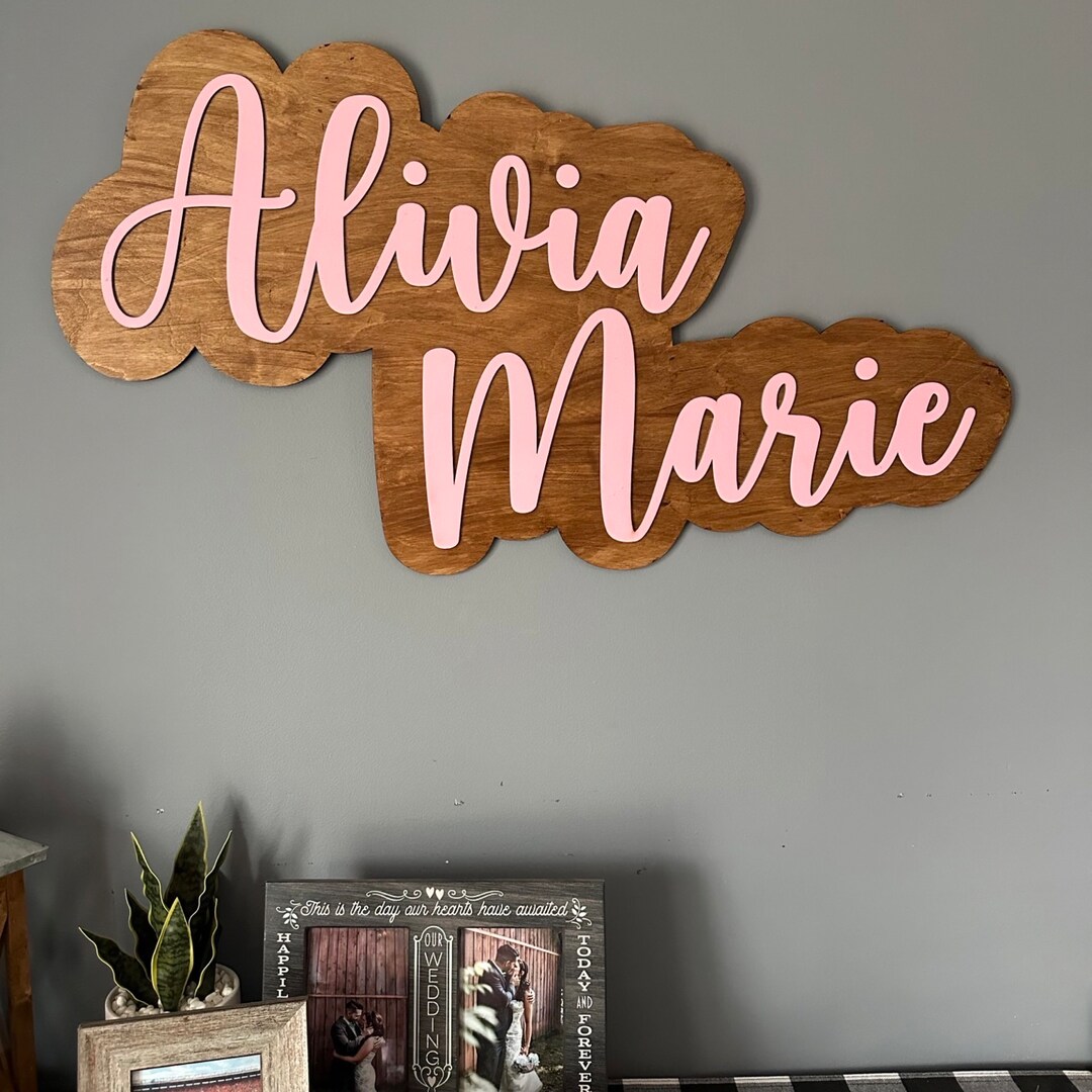 Kids Bedroom Sign| Personalized Sign| Kids Name Sign| Wood Name Sign ...