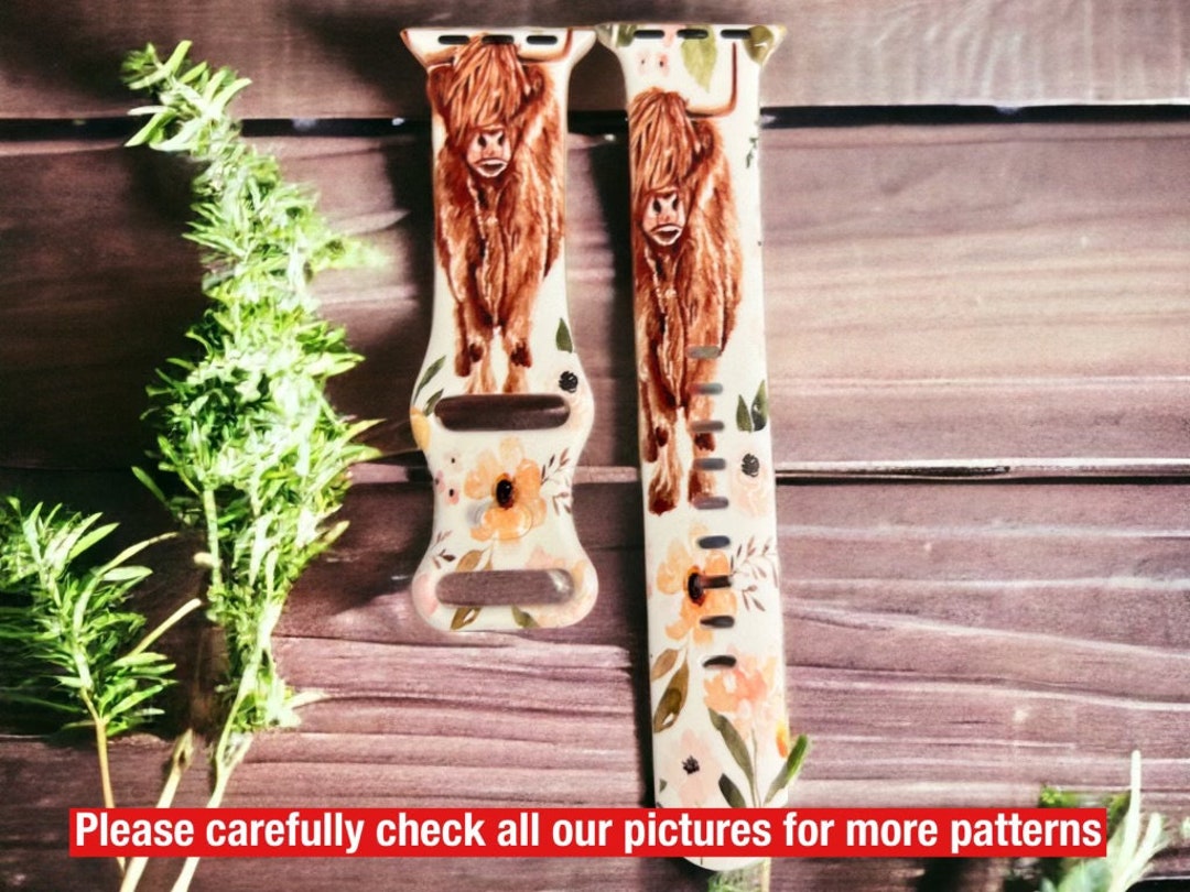 Cow Watch Band|highland Cow Watch Band|new Watch Band|western Watch ...
