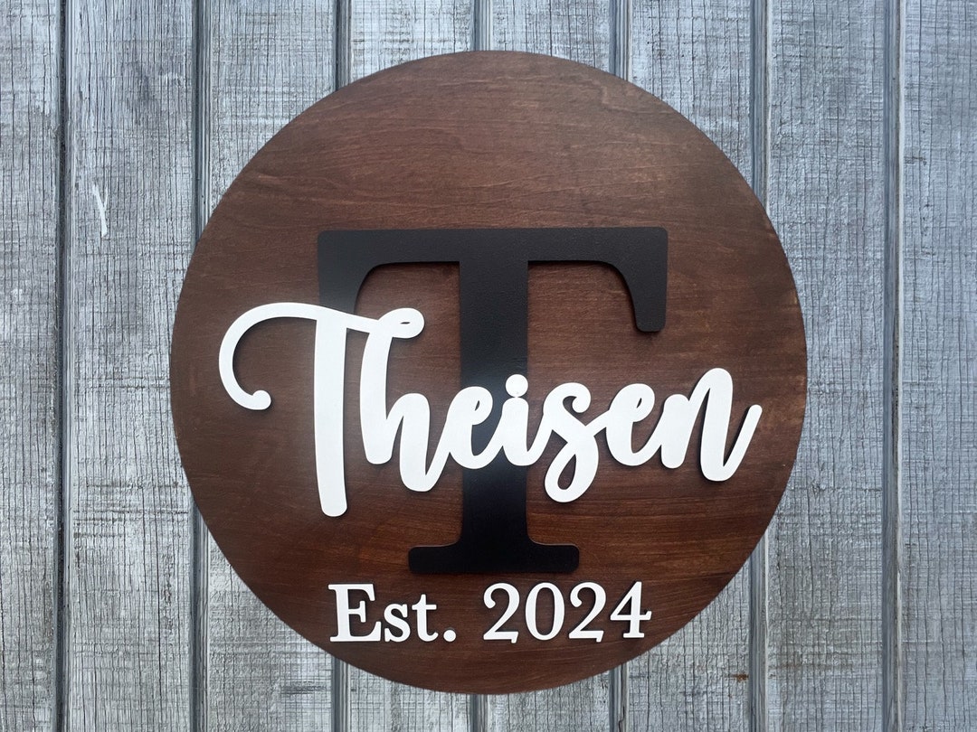 Welcome Front Door Sign|last Name Front Door Sign|last Name Sign for ...