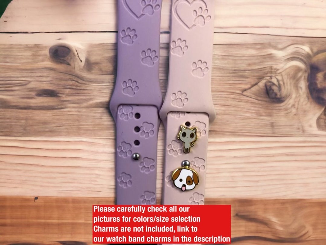 Paw Print Watch Band|gift for Vet Tech| Dog Engraved Watch Band|animal ...