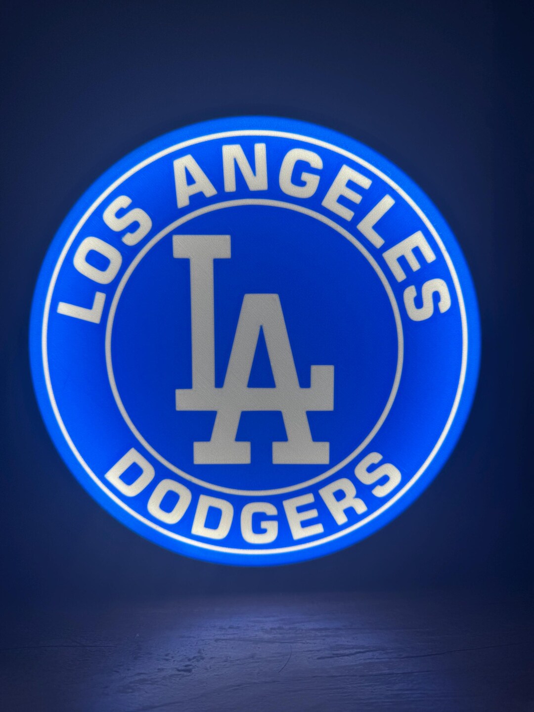 Los Angeles Dodgers 3D Box Light W/ Remote , Switch and Stand Super ...