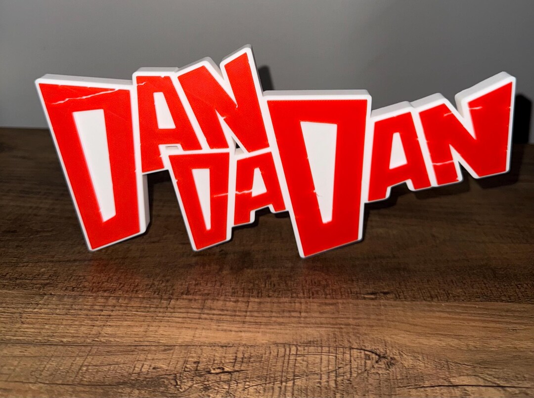Dandadan 3D Logo Sign Magna Self Standing Display Shelf Japanese Anime ...
