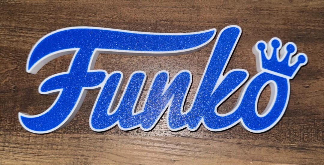Funko 3D Logo Wall Shelf Sign Self Standing Great Gift Collector ...