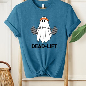 Ghost Deadlift Shirt, Workout Shirt, Gifts for Her, Gym Shirt, Fitness ...