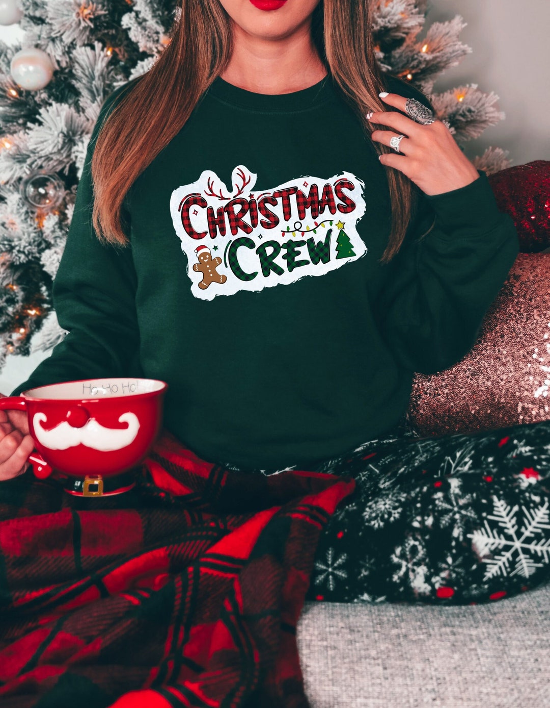 Christmas Crew Sweatshirt, Christmas Sweatshirt, Christmas Family ...
