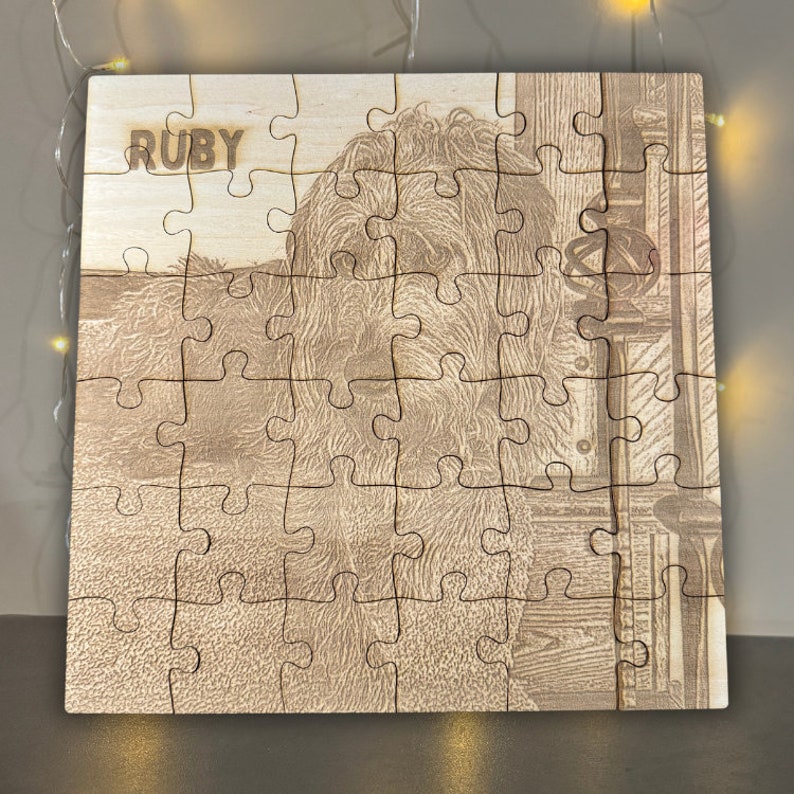 Custom Photo Puzzle Wooden Engraved Puzzle Gift Gift for Kids ...