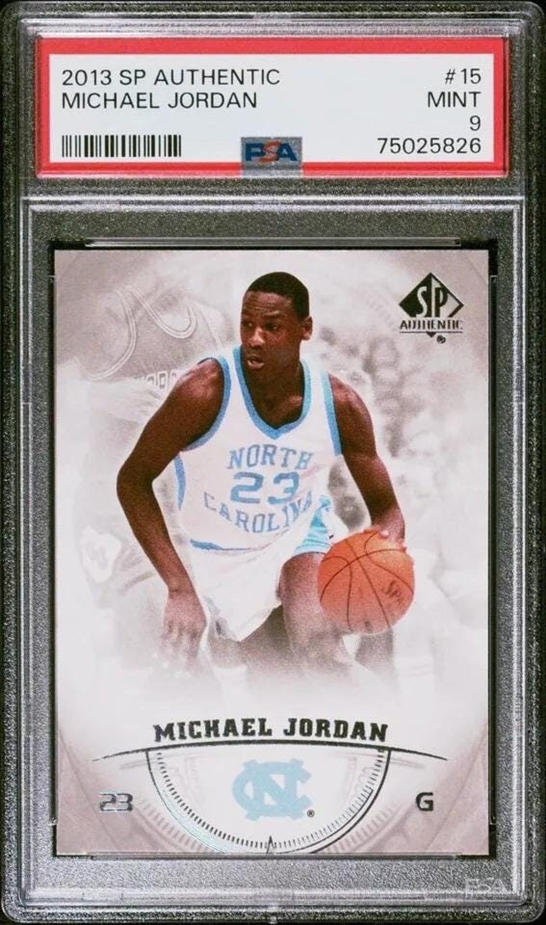 Mint Michael Jordan PSA 9 Basketball Card UNC Tar Heels & Bulls 100% ...