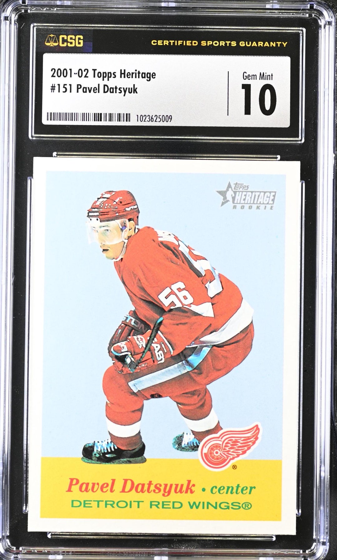 Pavel Datsyuk 2001 Rookie Hockey Card, Graded Gem Mint 10 by CSG, Hall ...