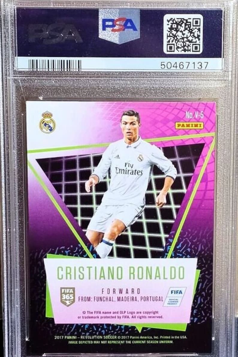 Cristiano Ronaldo Real Madrid CF MINT 9 Official Licensed Product - Etsy