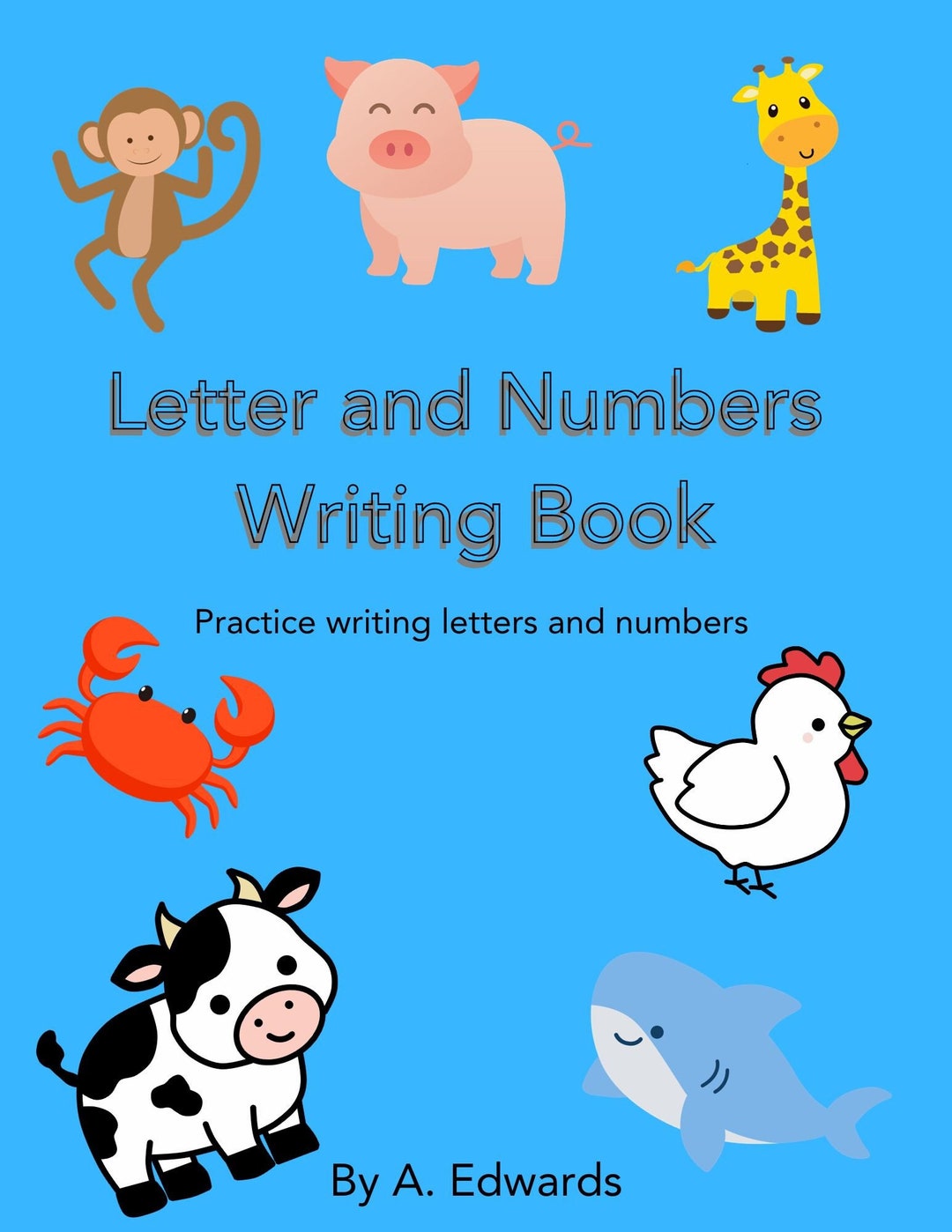 Letter And Number Writing Book Coloring Book Practice Letter Etsy letter-and-number-writing-book-coloring-book-practice-letter-etsy